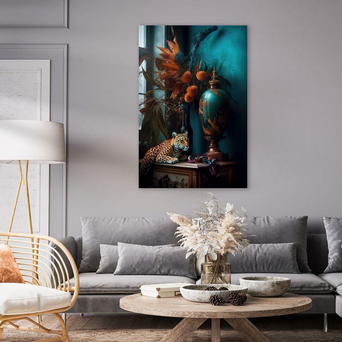 Moeder en baby olifant - Sfeer aan de Muur